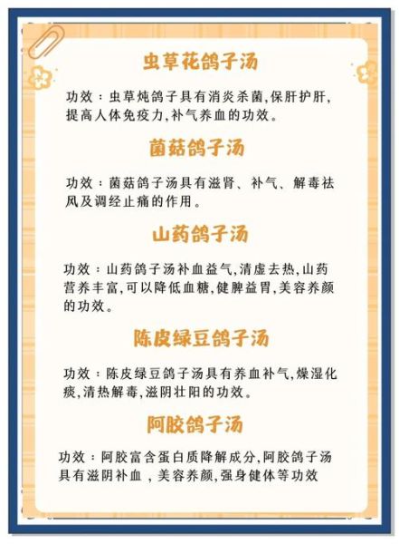 鸽子汤的功效与做法_孕妇可以喝鸽子汤吗-第1张图片-山城妙识