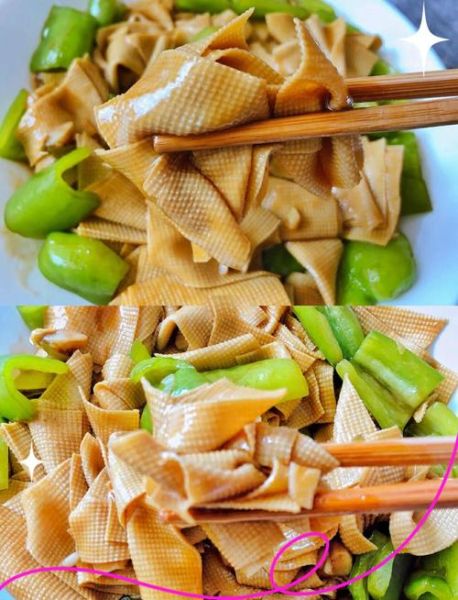 尖椒炒豆皮怎么做好吃_尖椒炒豆皮的家常做法-第1张图片-山城妙识