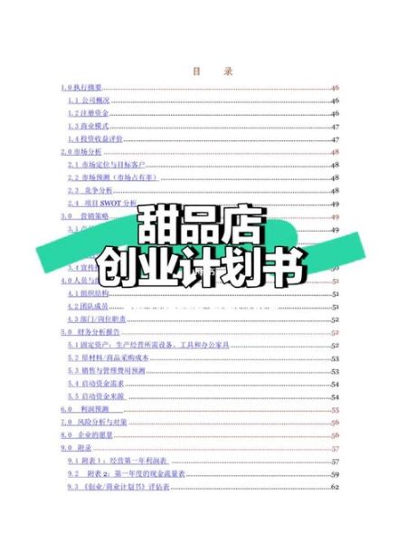 甜品店创业计划书怎么写_开甜品店需要多少钱-第2张图片-山城妙识 甜品店创业计划书怎么写_开甜品店需要多少钱-第2张图片-山城妙识