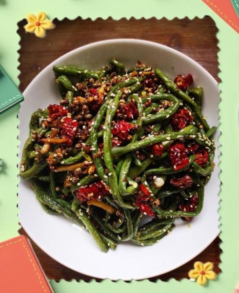 不用油炸的干煸豆角怎么做_干煸豆角不油炸做法-第2张图片-山城妙识