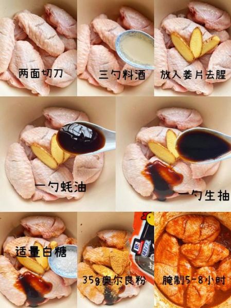 奥尔良烤翅尖怎么做_烤箱温度和时间-第2张图片-山城妙识