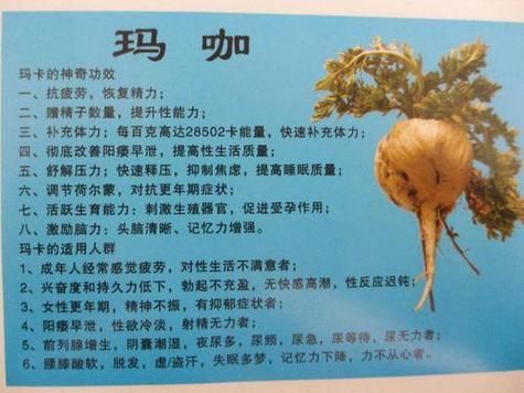 美国玛卡的功效与作用_适合人群与副作用-第2张图片-山城妙识 美国玛卡的功效与作用_适合人群与副作用-第2张图片-山城妙识