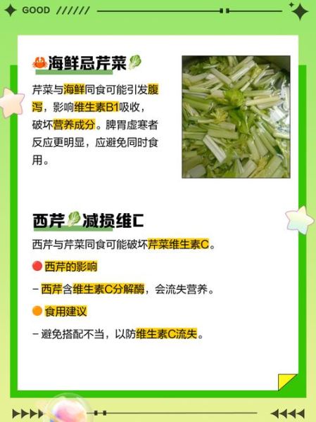 芹菜不能和什么一起吃_六种相克食物清单-第1张图片-山城妙识
