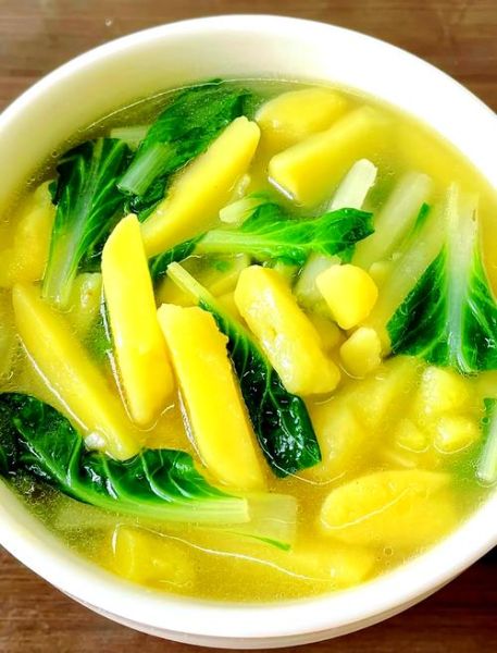 小白菜炖土豆条怎么做好吃_家常做法窍门-第1张图片-山城妙识 小白菜炖土豆条怎么做好吃_家常做法窍门-第1张图片-山城妙识