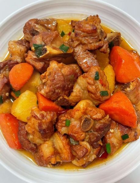 红烧土豆排骨怎么做_红烧土豆排骨的家常做法步骤图-第1张图片-山城妙识