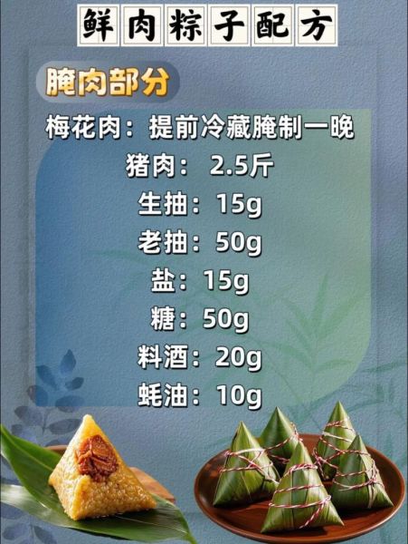 鲜肉粽子怎么包_鲜肉粽子包法步骤-第2张图片-山城妙识