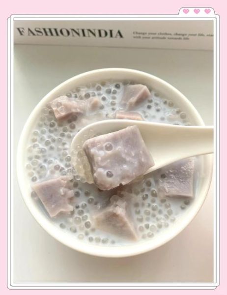 椰汁香芋西米露的功效_孕妇能吃吗-第1张图片-山城妙识