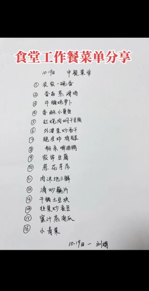 300人食堂大锅菜菜谱_一周菜单怎么搭配-第3张图片-山城妙识 300人食堂大锅菜菜谱_一周菜单怎么搭配-第3张图片-山城妙识