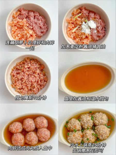 清蒸莲藕肉丸子怎么做_莲藕肉丸子蒸多久才熟-第1张图片-山城妙识