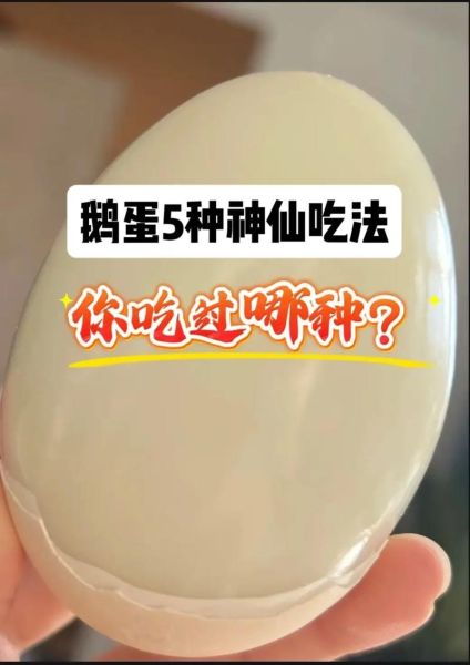 鹅蛋怎么煮好吃又营养_鹅蛋煮多久最嫩-第1张图片-山城妙识