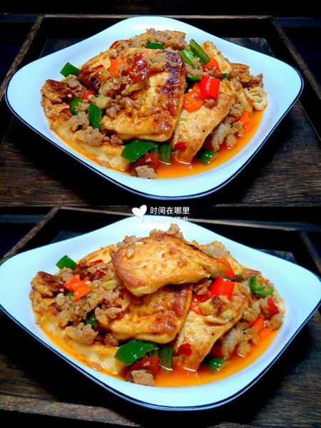 煎豆腐炒肉怎么做_煎豆腐炒肉的家常做法-第2张图片-山城妙识