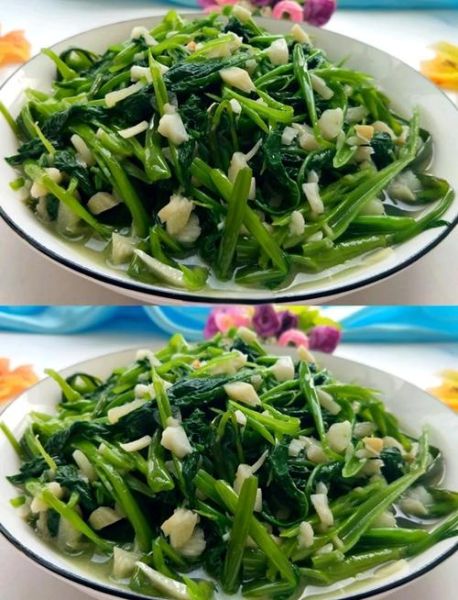 蒜泥空心菜怎么炒不黑_蒜泥空心菜怎么做好吃-第1张图片-山城妙识