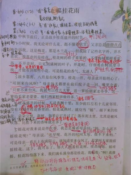 桂花雨是什么_桂花雨表达了什么情感-第3张图片-山城妙识