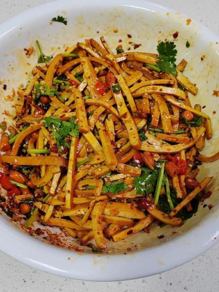 凉拌豆干怎么做_家常凉拌豆干的做法大全-第2张图片-山城妙识