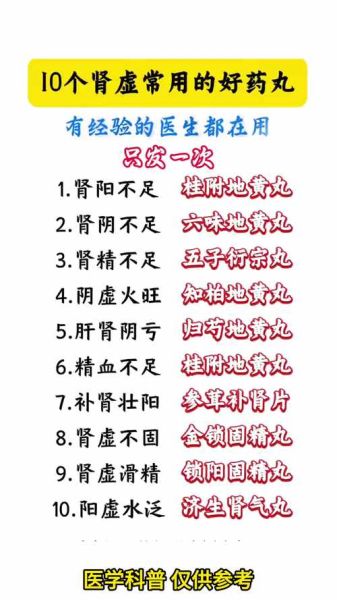 肾虚吃什么药好得最快_肾虚吃什么药效果最好-第1张图片-山城妙识