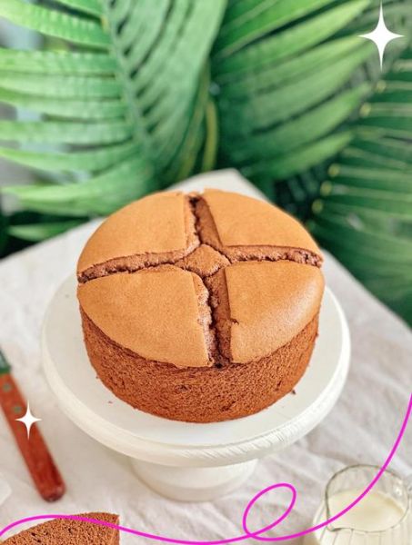 8寸巧克力戚风蛋糕怎么做_戚风巧克力蛋糕8寸配方-第3张图片-山城妙识