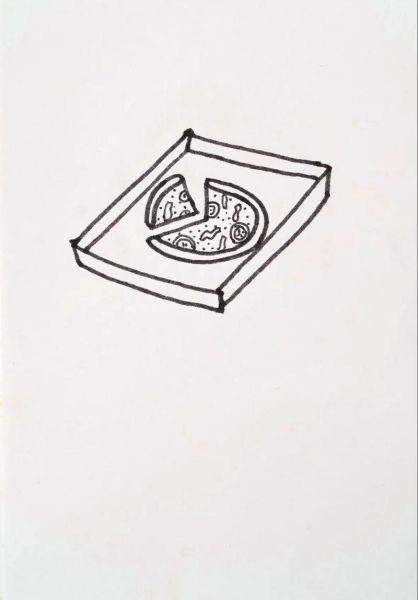 披萨简笔画怎么画_披萨简笔画步骤图解-第1张图片-山城妙识 披萨简笔画怎么画_披萨简笔画步骤图解-第1张图片-山城妙识