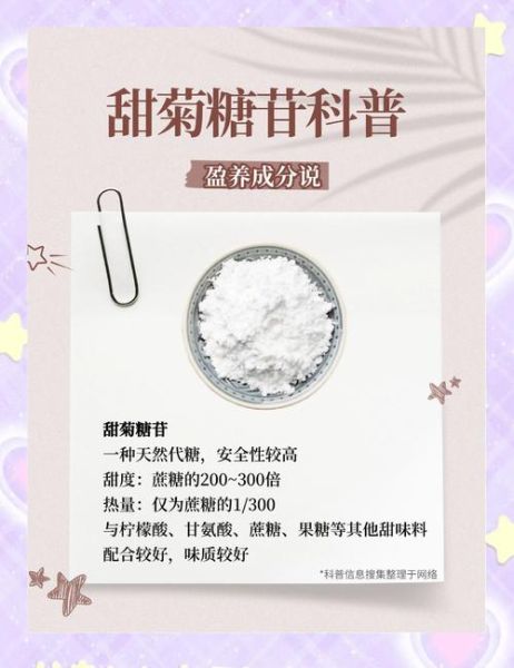 甜菊糖苷糖尿病人能吃吗_甜菊糖苷升血糖吗-第1张图片-山城妙识