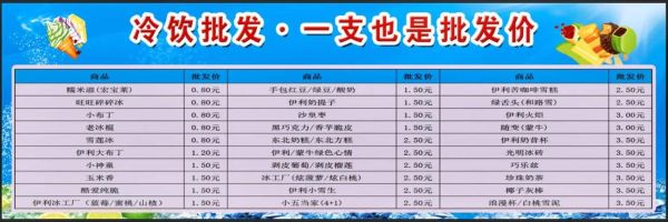 饮料批发价格表_哪里进货最便宜-第3张图片-山城妙识