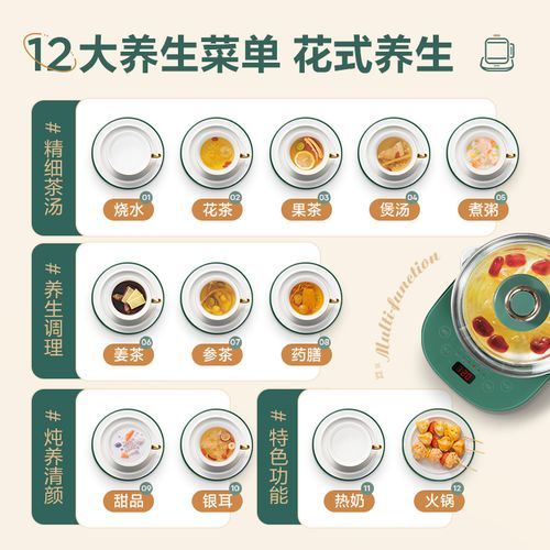 养生壶食谱大全_适合上班族的养生壶食谱-第3张图片-山城妙识