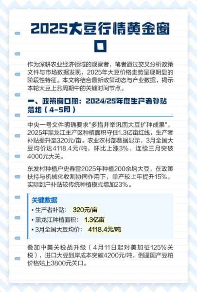 大豆价格预测_2024年行情怎么走-第3张图片-山城妙识