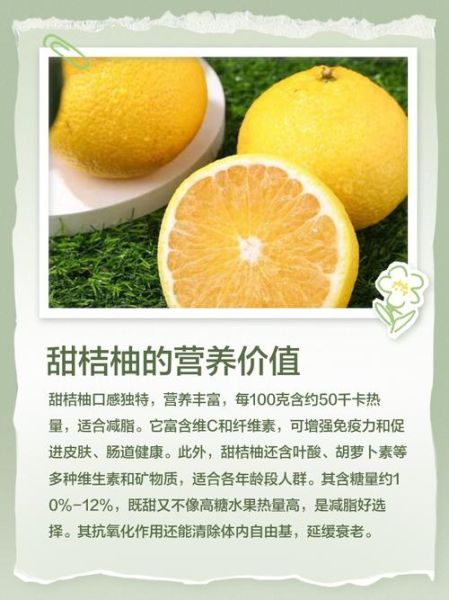 甜桔柚的功效与作用_甜桔柚怎么吃最好-第2张图片-山城妙识