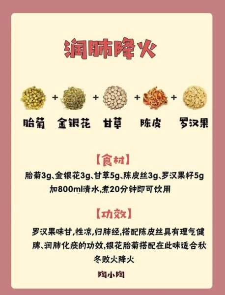 润肺养生茶有哪些_润肺养生茶怎么喝-第3张图片-山城妙识