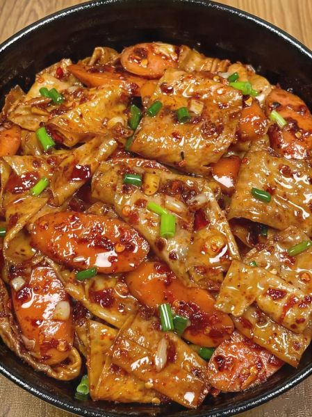 辣味豆腐火腿串怎么做_家庭烤箱版详细步骤-第1张图片-山城妙识