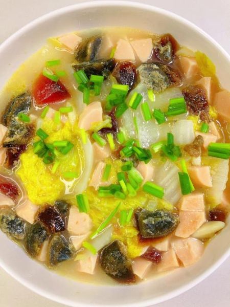 上汤娃娃菜皮蛋怎么做_上汤娃娃菜皮蛋的家常做法-第1张图片-山城妙识