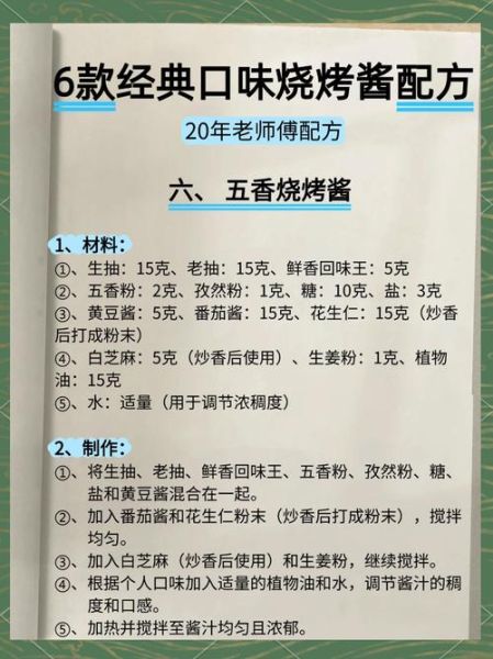 烧烤酱料怎么调好吃_烧烤酱料的做法配方-第3张图片-山城妙识