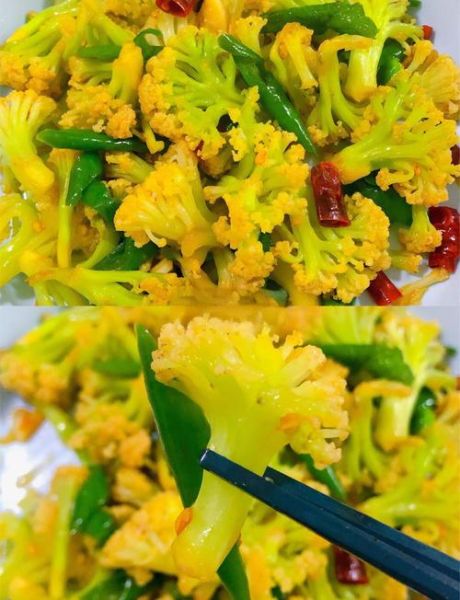 素炒菜花怎么炒好吃_家常菜花做法-第1张图片-山城妙识