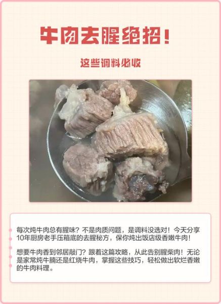 煮牛肉放什么调料好吃又香_牛肉去腥增香技巧-第1张图片-山城妙识