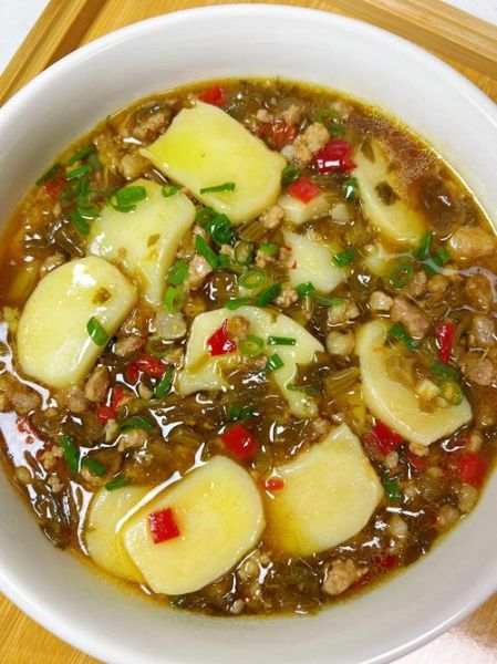 雪菜年糕汤怎么做_雪菜年糕汤的家常做法-第1张图片-山城妙识