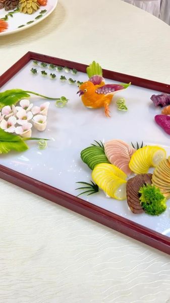 厨师摆盘花样图片大全_如何摆盘好看-第1张图片-山城妙识
