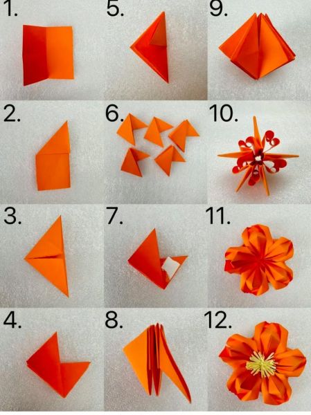 花折纸100种折法_适合初学者的简单教程-第1张图片-山城妙识 花折纸100种折法_适合初学者的简单教程-第1张图片-山城妙识