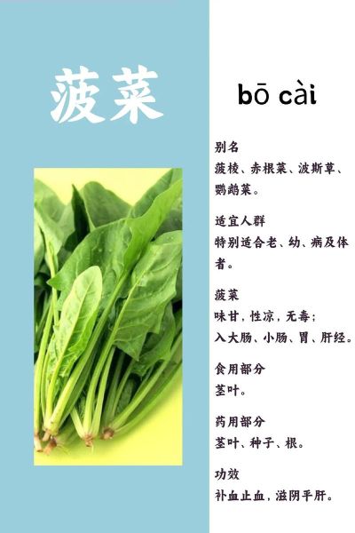 菠菜的功效与作用_菠菜怎么吃最有营养-第1张图片-山城妙识