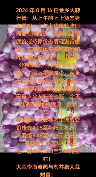 大蒜价格多少钱一斤_2024年最新行情-第2张图片-山城妙识
