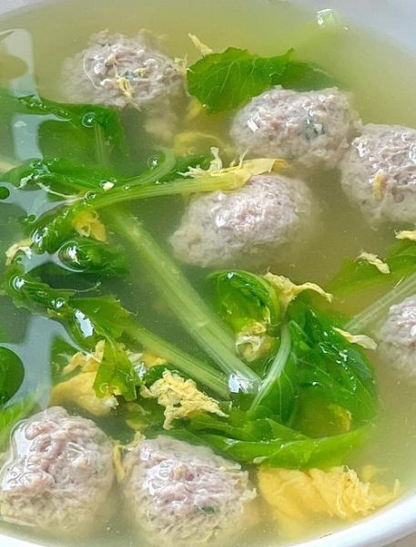 小白菜汆丸子怎么做好吃_小白菜汆丸子窍门-第2张图片-山城妙识