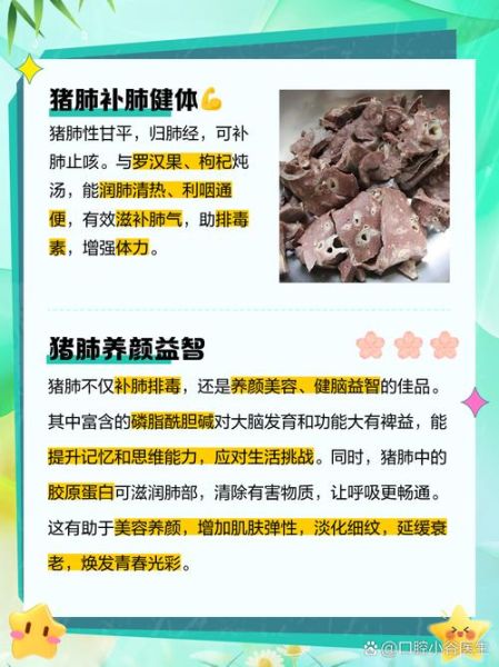 猪肺的功效与作用_猪肺的禁忌人群-第2张图片-山城妙识