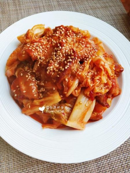 韩式辣白菜炒五花肉怎么做_为什么那么下饭-第3张图片-山城妙识