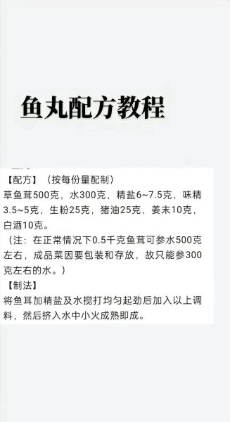 鱼丸的做法_鱼丸用什么配料-第1张图片-山城妙识