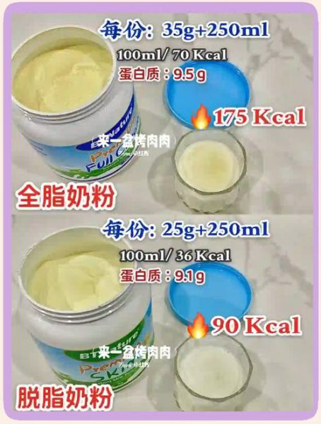 全脂奶粉和脱脂奶粉的区别_哪个更适合宝宝-第1张图片-山城妙识