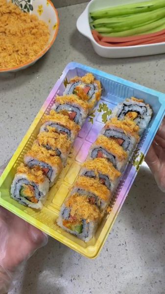 肉松寿司怎么卷_肉松寿司热量高吗-第2张图片-山城妙识