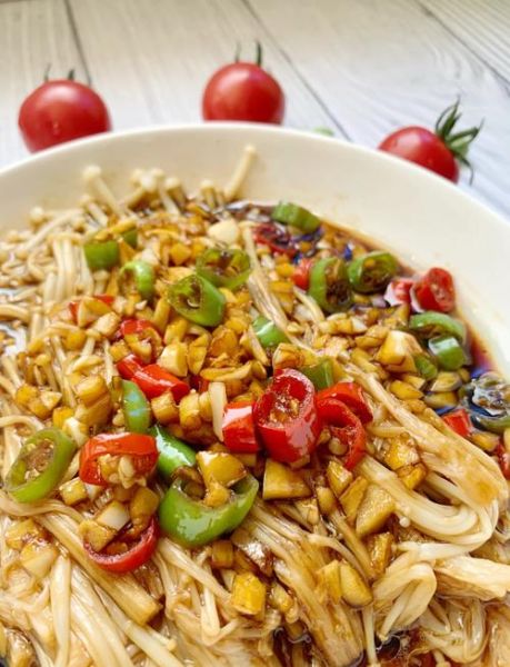 凉拌金针菇怎么做_不辣版做法窍门-第1张图片-山城妙识