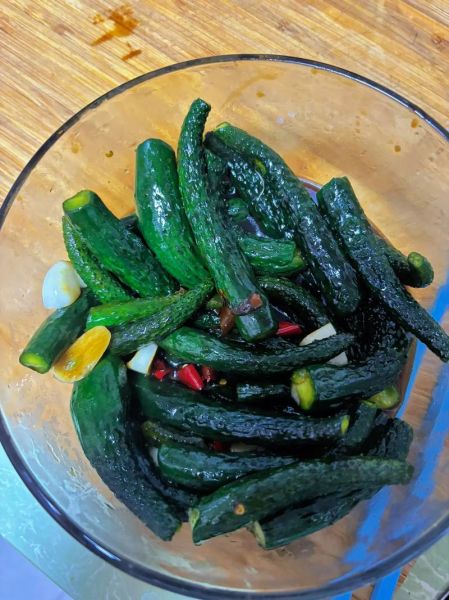 蛇皮黄瓜的家常做法_天津窍门-第3张图片-山城妙识