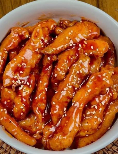 鸡胸肉怎么做糖醋里脊_鸡胸肉糖醋里脊做法窍门-第1张图片-山城妙识