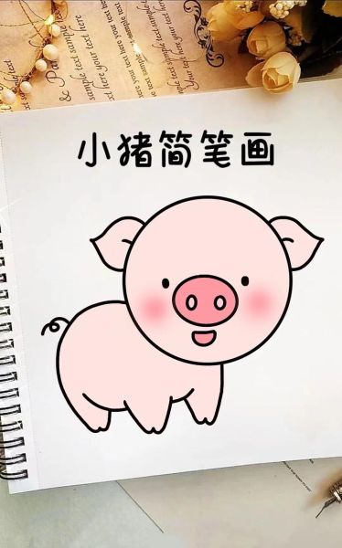 猪头简笔画怎么画_猪头简笔画步骤图-第1张图片-山城妙识