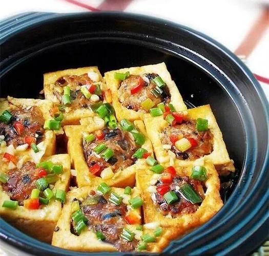 酿豆腐的家常做法_猪肉馅怎么调才香-第2张图片-山城妙识