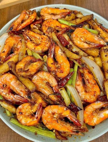 干锅虾怎么做_王刚干锅虾教程-第2张图片-山城妙识