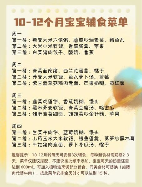 十一个月宝宝辅食菜单_十一个月宝宝吃什么辅食-第3张图片-山城妙识